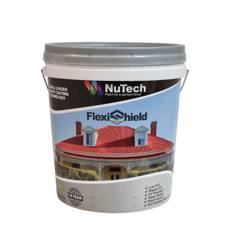 Nutech Flexishield Roof Coating 15L - Low VOC, Waterproof Roof Paint ...