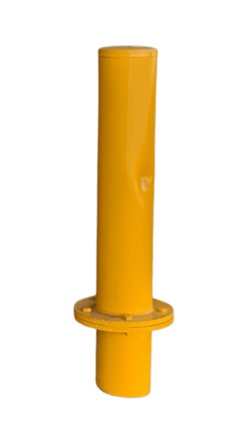High Impact Breakaway Bollard 2Part System in Yellow | Epoxy Warehouse