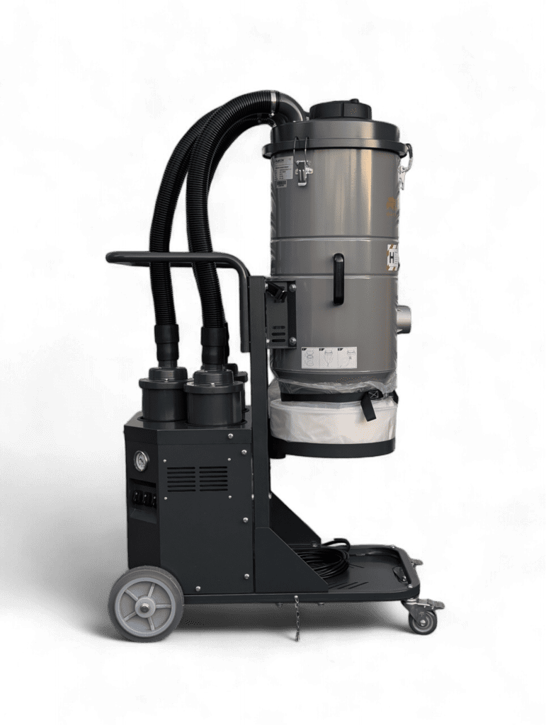 DE3000 HEPA Dust Extractor - Powerful Concrete Dust Removal