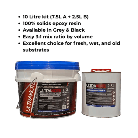 Ultrakote ULTRABARRIER Epoxy Coating 10L - Epoxy Warehouse | Epoxy ...